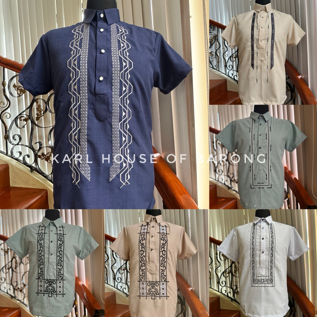 Polo Barong for Men (Boss Linen Cloth) | Shopee Philippines