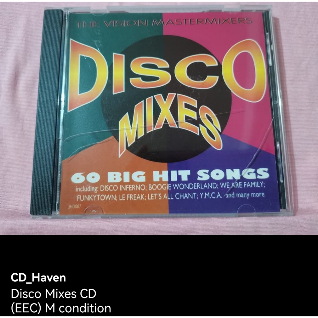Disco Mixes CD (unsealed) | Shopee Philippines