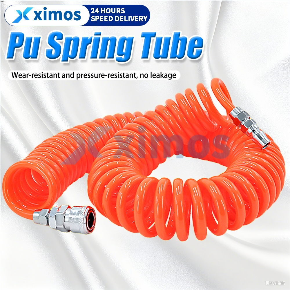 Pu Air Compressor Hose Tube Pneumatic Hose Spring Air Compressor Hose ...