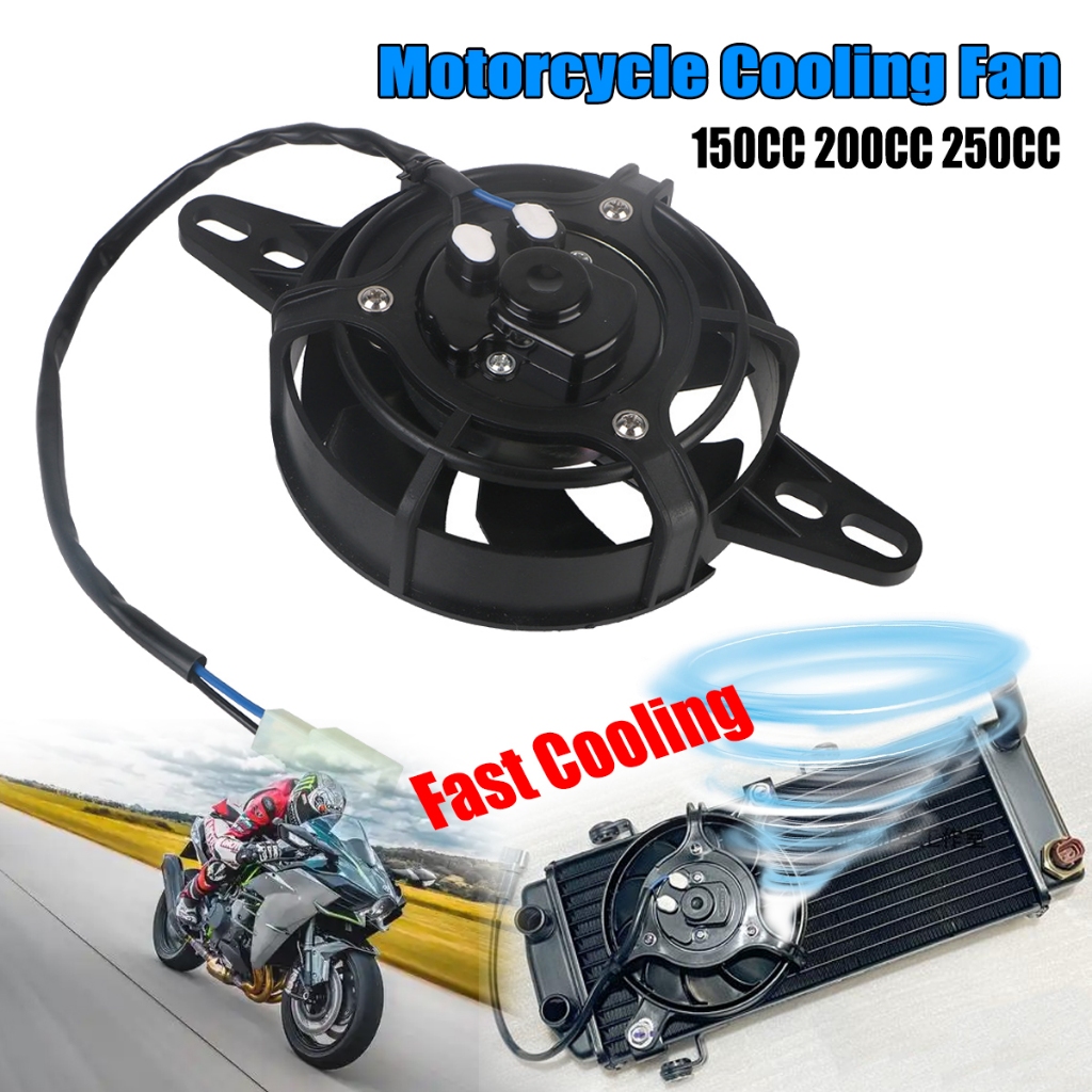 Motorcycle Radiator Cooling Fan Upgrade 150CC 200CC 250CC ATV Quad Oil ...