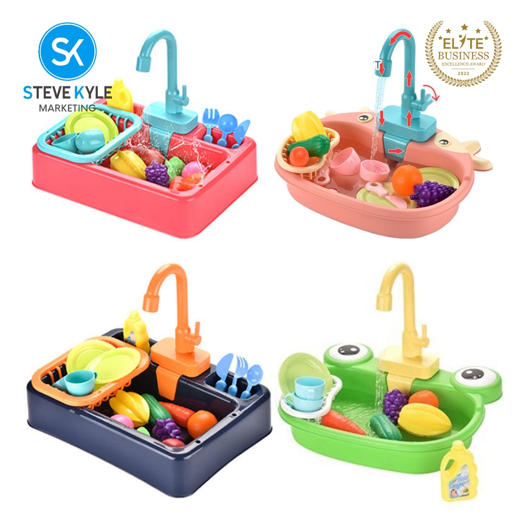 Steve Kyle Automatic Water Cycle System Children Pretend Play Kitchen ...