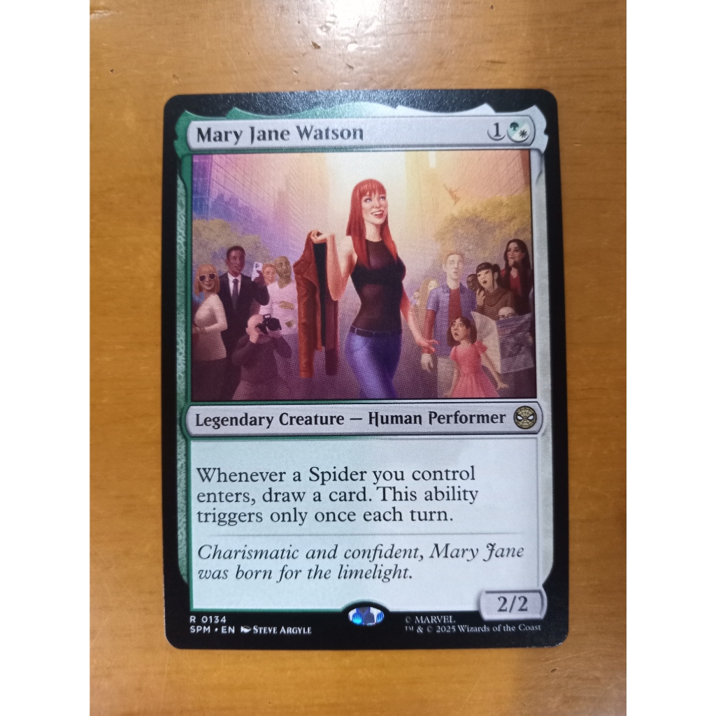 MTG Mary Jane Watson Rare Marvel Spiderman SPM Magic the Gathering ENG ...