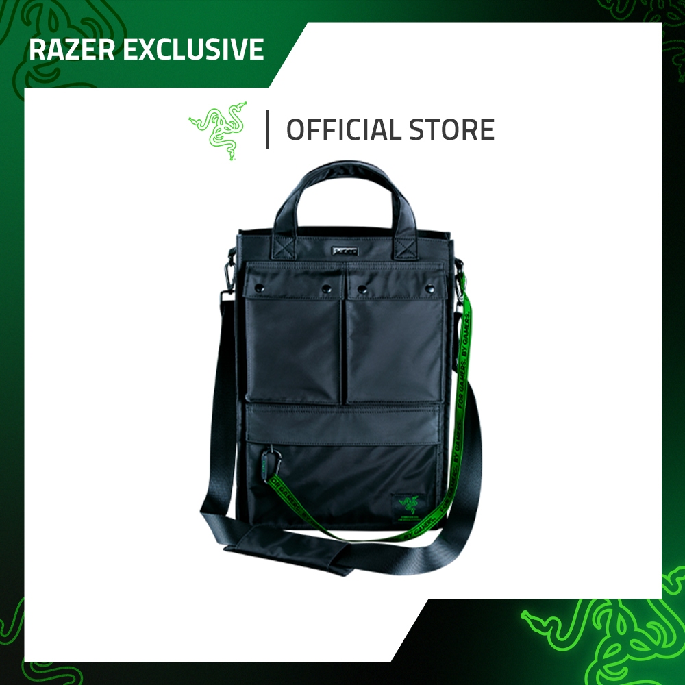 Razer Xanthus Tote Bag: Dedicated Padded 16" Laptop Compartment - Water ...