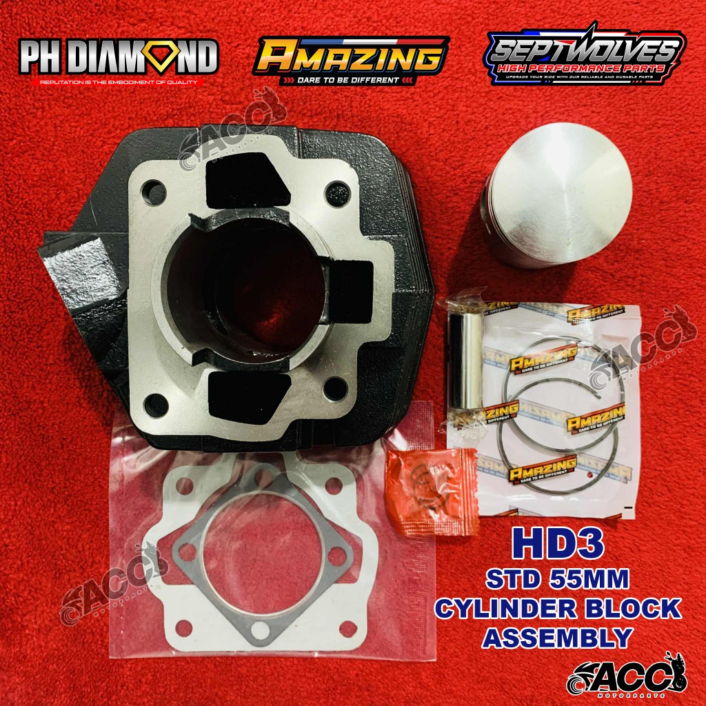HD3 STD 55MM Cylinder Block Set - Heavy Duty | Shopee Philippines