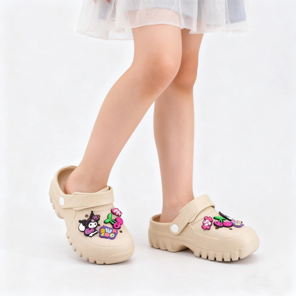 【COD】5-15years old Ins Fashion Crocs Sandals Clogs Slippers For Kids ...