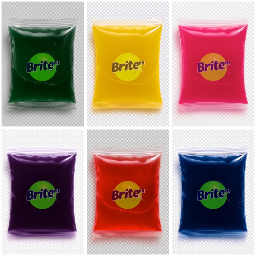 BritePH Liquid Colorants (15ml) for DIY Dishwashing Kits, Blue, Yellow ...