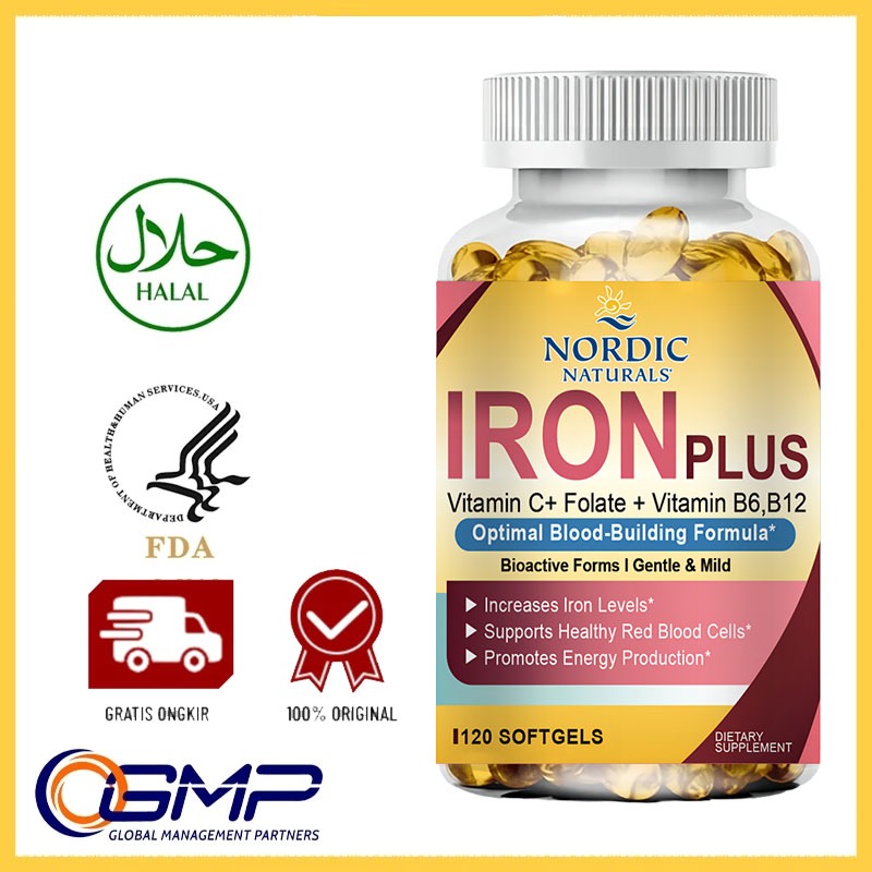 NORDIC NATURALS Iron Capsule Improve Anemia Problems Increase ...