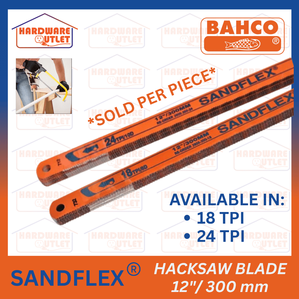 Sandflex Hacksaw Blade 18 TPI or 24 TPI | Shopee Philippines