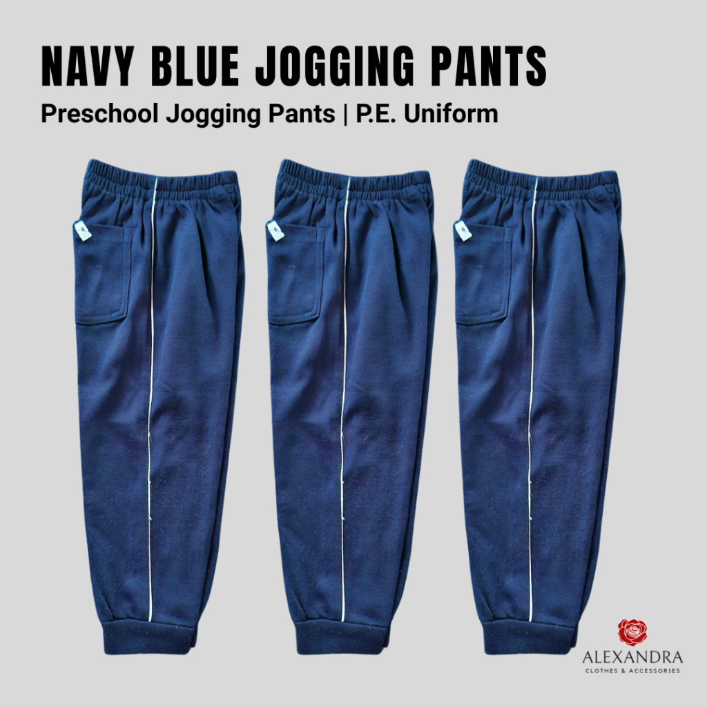 P.E. JOGGING PANTS - NAVY BLUE PHYSICAL EDUCATION SCHOOL UNIFORM FOR ...