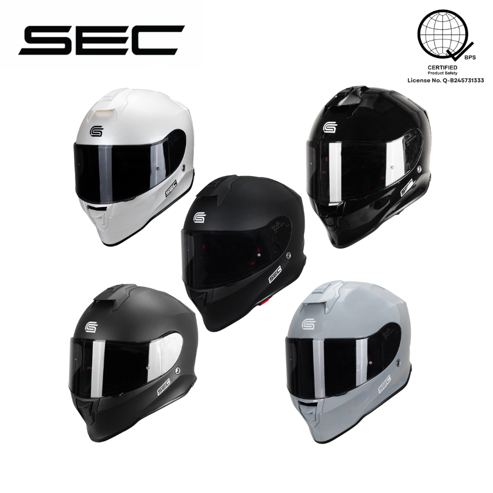 SEC Full Face Helmet For Motorcycle - SPORTSDAILY Gloss/Matte (XS-XXL ...