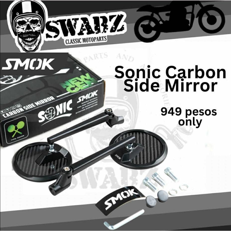 Smok Sonic Side mirror CNC For Motorcycle | Shopee Philippines