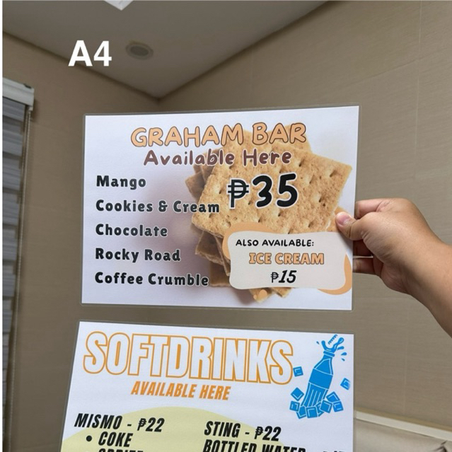 Laminate with Free Print (ID, Picture, Price Tag, Menu) | Shopee ...