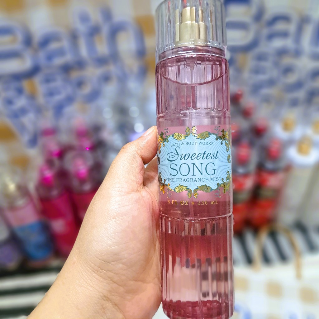 Original Bath & Body Works USA Sweetest Song Fragrance Mist Cologne ...