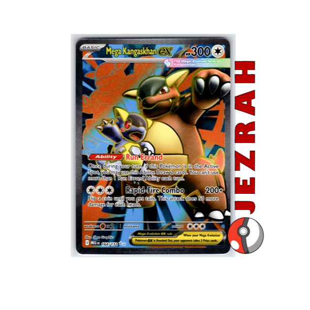 Pokemon TCG Mega Kangaskhan ex 164/132 Mega Evolution Base Set Ultra ...