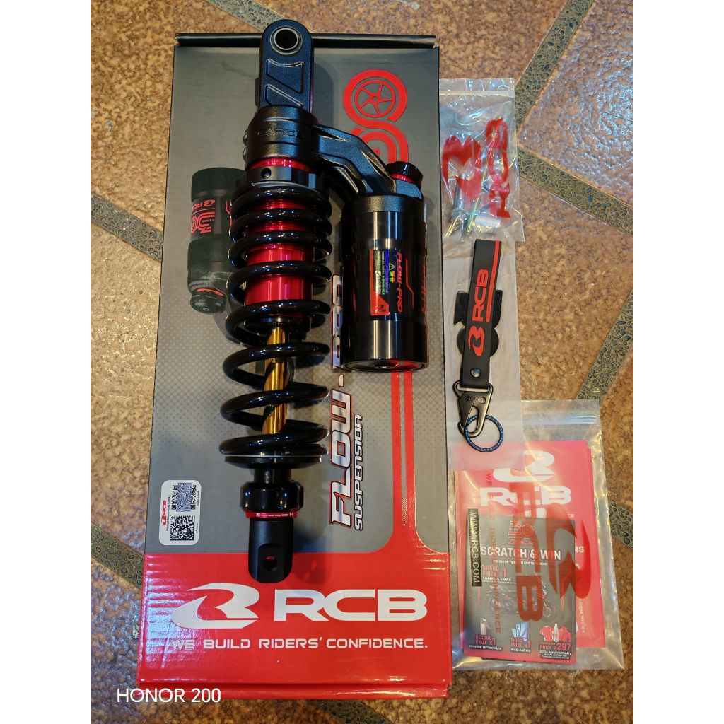 RCB MONOSHOCK 330MM 30TH LIMITED EDETION FLOW PRO FOR HONDA CLICK ALSO ...