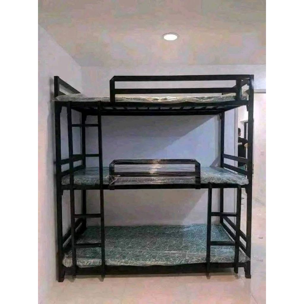 Newly On Hand Tripple Single Double Deck Bed With 3 Foams Included ...