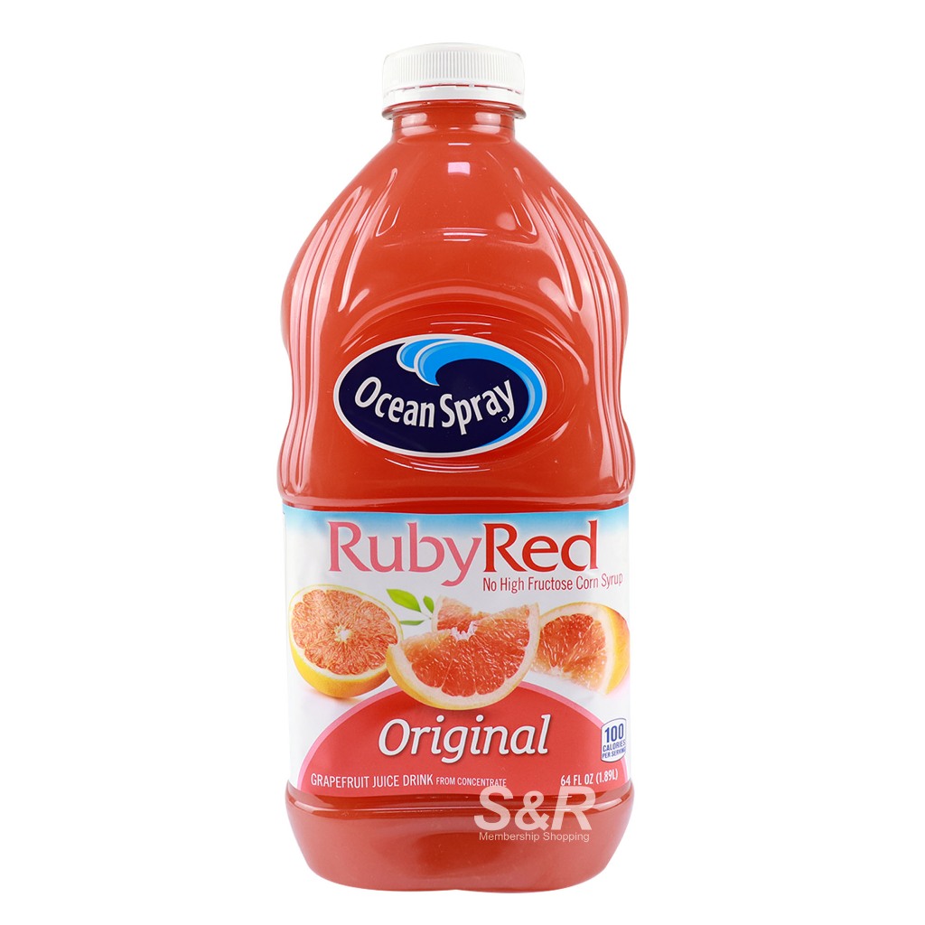 Ocean Spray Ruby Red Original Grapefruit Juice Drink 1.89L | Shopee ...