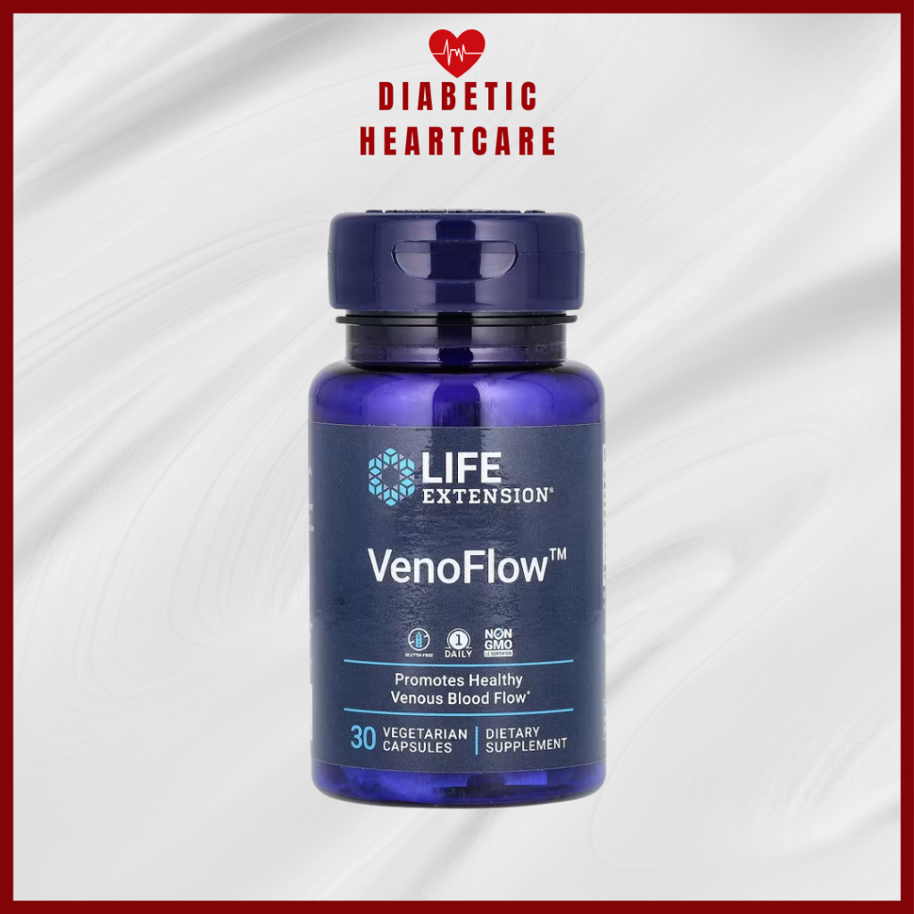 Diabetic Heart | Life Extension, VenoFlow ( Supports Healthy Vein ...