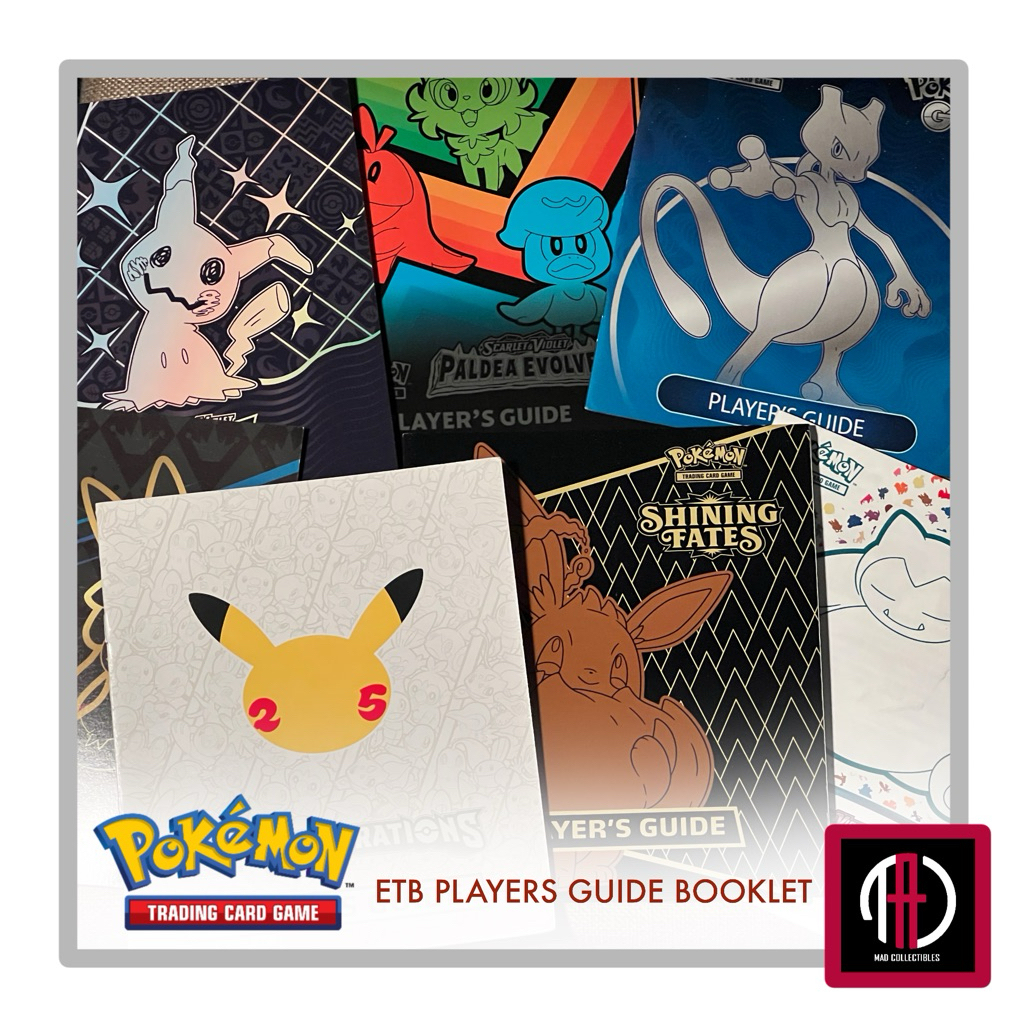 Pokemon TCG Elite Trainer Box Players Guide Booklets 151 Crown Zenith ...