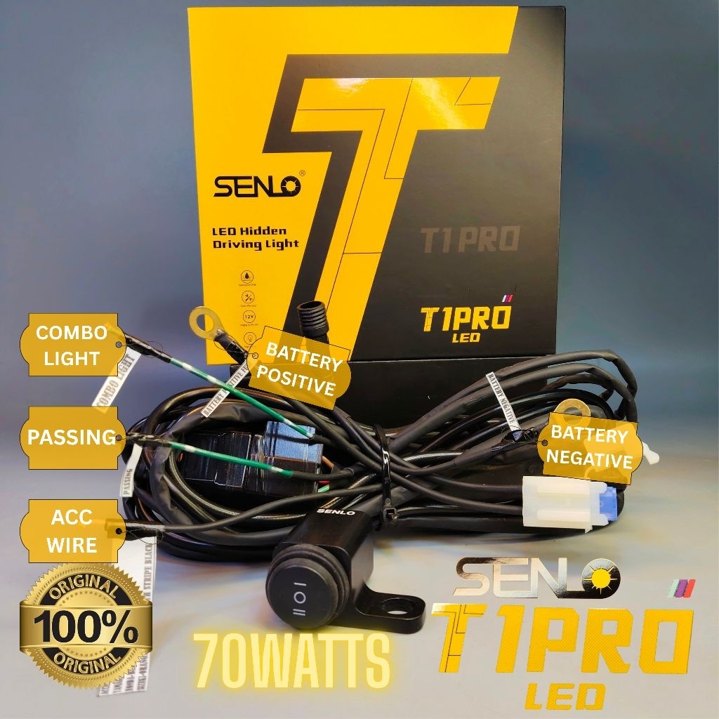 PLUG AND PLAY T1 PRO HIDDEN DRIVING LIGHTS | Shopee Philippines