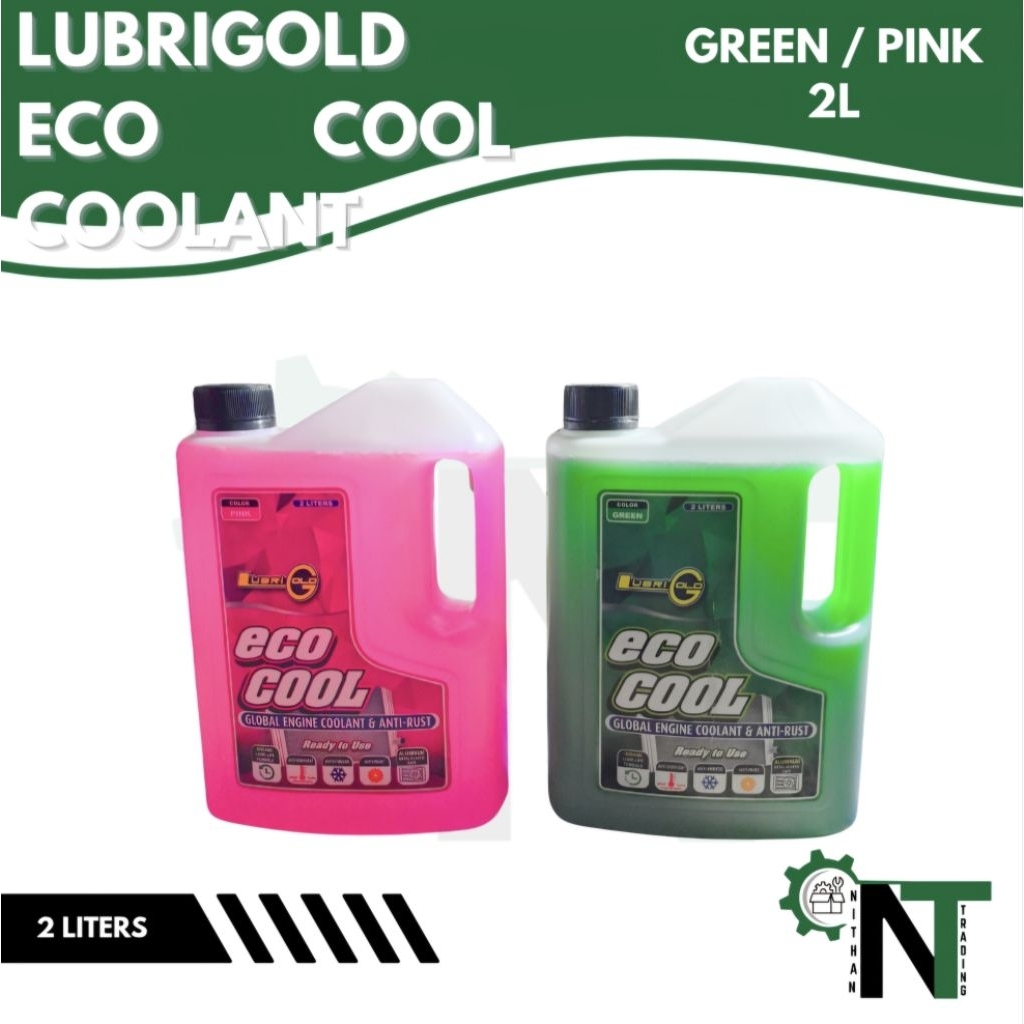 LUBRIGOLD ECO COOL COOLANT 2L (Ready to Use) | Shopee Philippines
