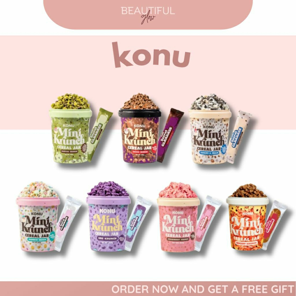 Konu Mini Krunch Extra Big 360g + Secret Glaze 50g Bundle | Shopee ...