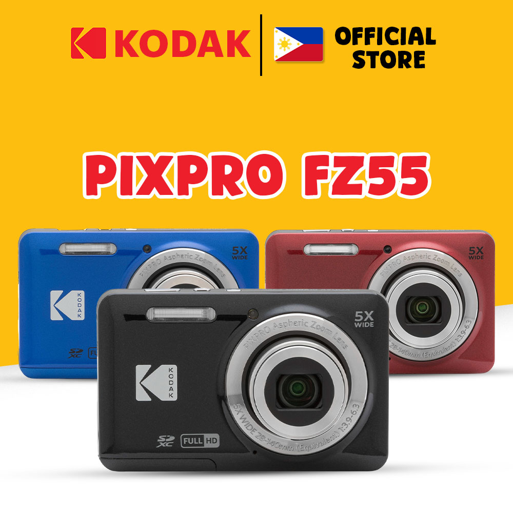 KODAK FZ55 Friendly Zoom PIXPRO Compact Digital Camera with 5x Optical ...