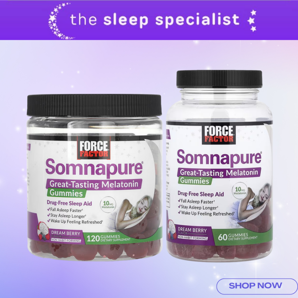 Sleep Specialist | Force Factor, Somnapure®, Great Tasting Melatonin Gummies ( Sleep Support ...