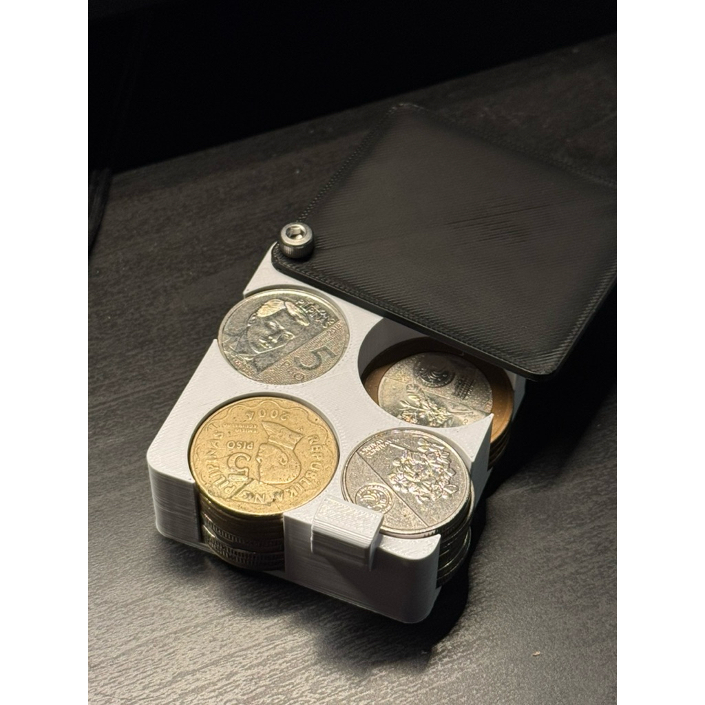 Coin Sorter/Holder with Cover for Philippine Peso Coins Perfect for ...