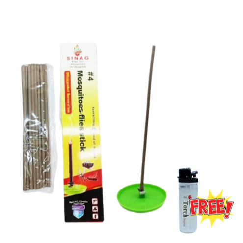 Sinag #4 mosquitoes flies stick insect killer 20stick GET stand with ...