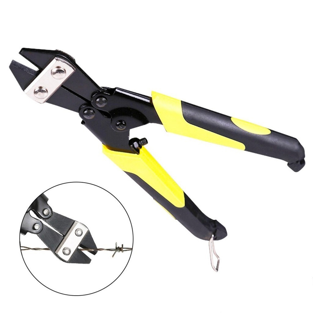 8 Inch Mini Bolt Cutter Wire and Mesh Cutting Hand Tool | Shopee ...