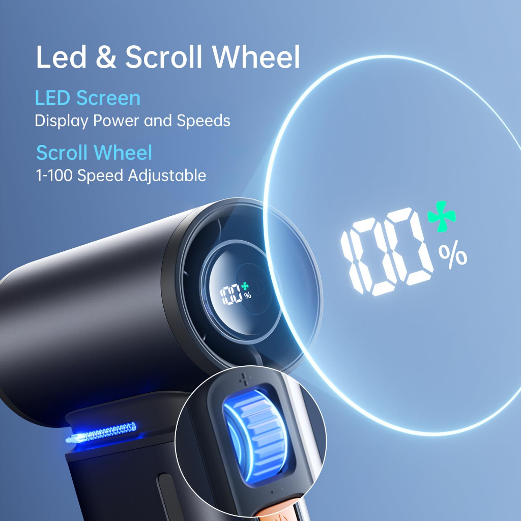 JISULIFE Handheld Fan Ultra 1 Rechargeable Portable Pocket Mini Fan 1 ...