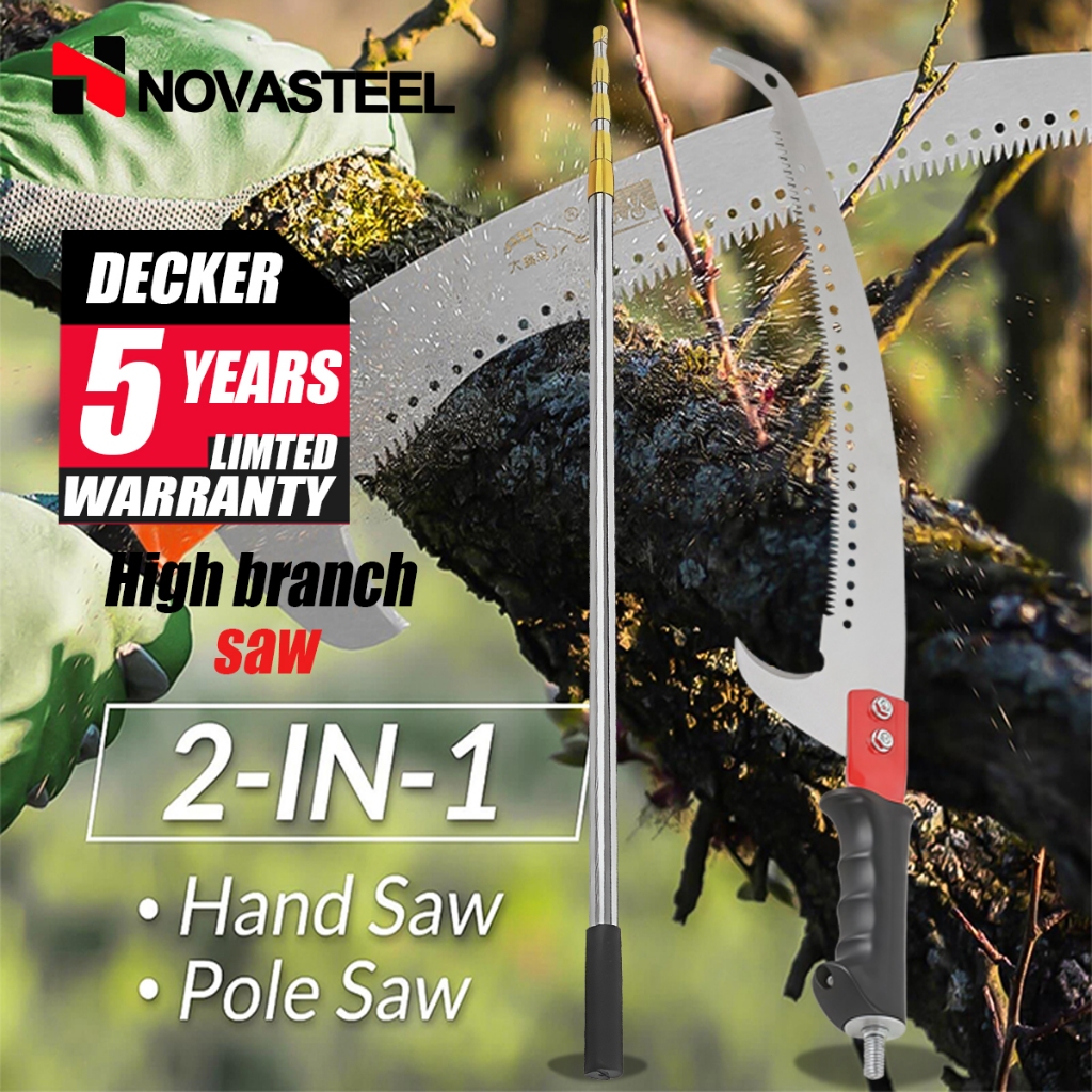 Heavy Duty Garden Fruit Saw Tree Trimming Telescoping Branch Pruning ...