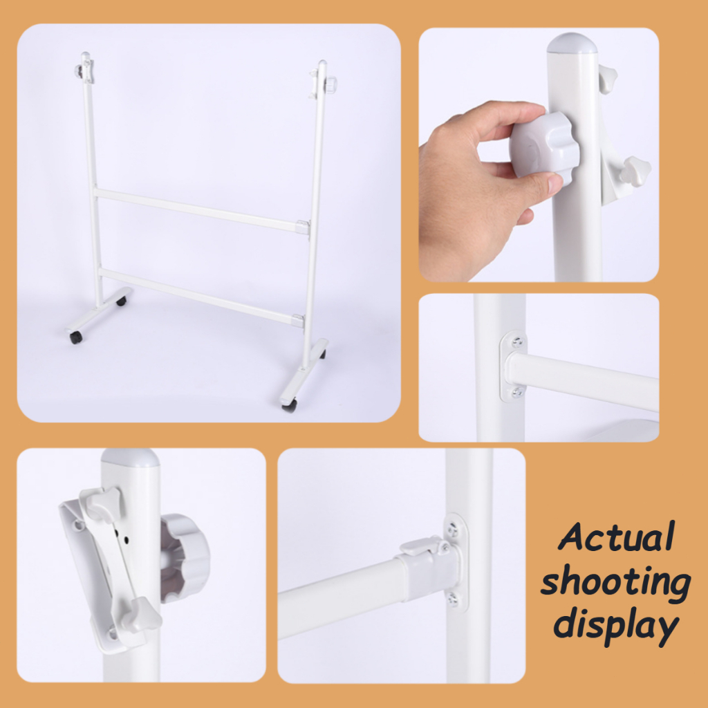 Freestanding Revolving Mobile Whiteboard Stand with Universal Wheels ...