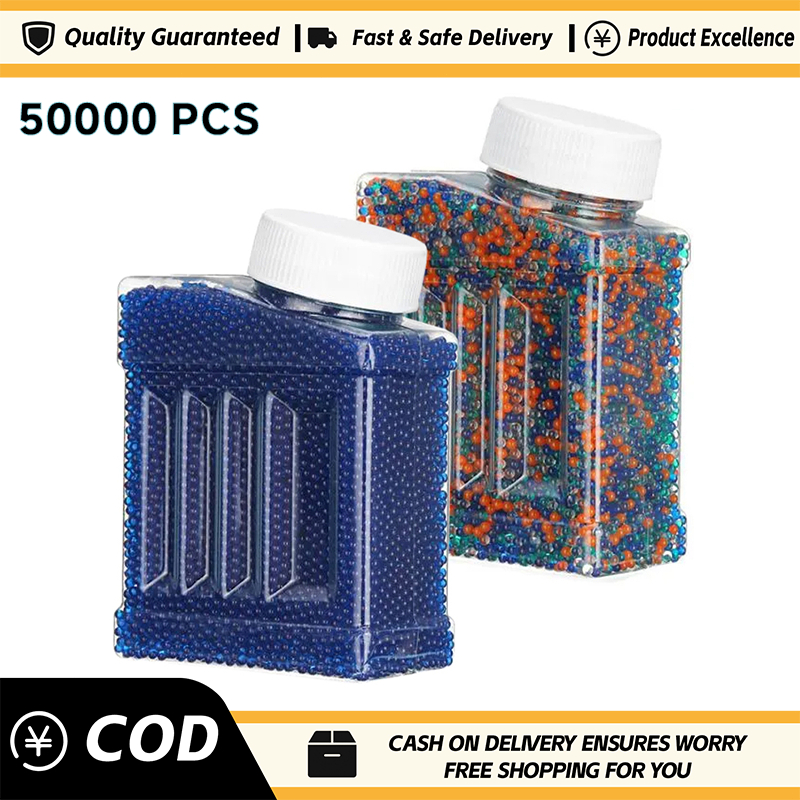 50000pcs Gel Beads Blaster Ammo Splat Gun Gel Balls Refill Gel Water ...