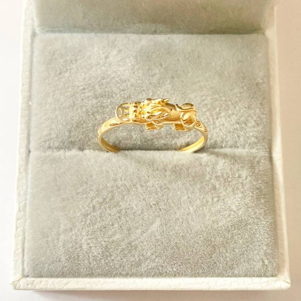 Pawnable 18K Saudi Gold Piyao Ring | Shopee Philippines