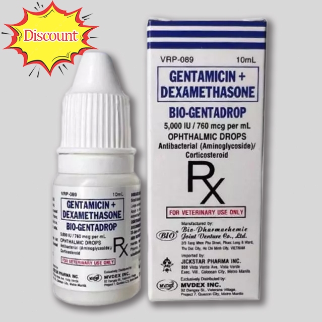 BIO-GENTADROP Antibacterial Eye Drops For Dogs&Cats Eye Infection ...