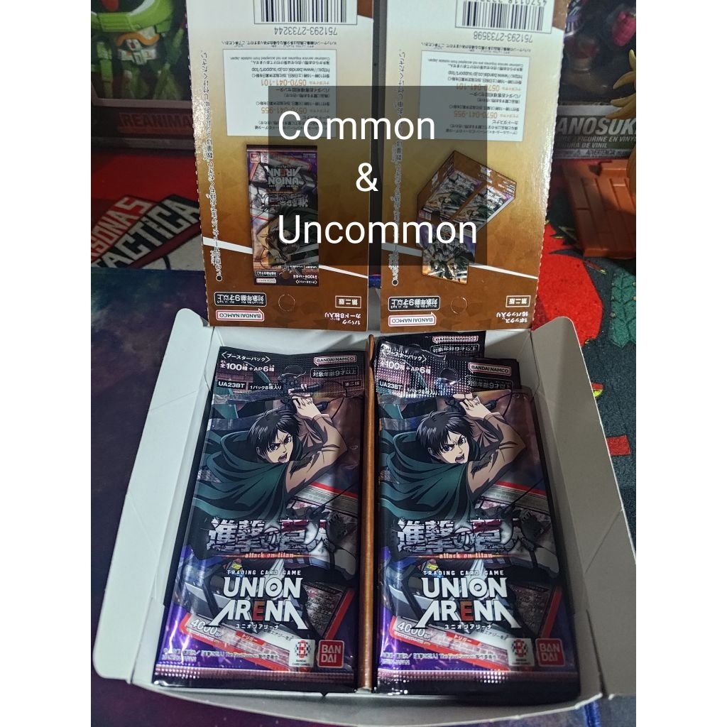 Attack On Titan Union Arena Trading Card Game(Common and Uncommon ...