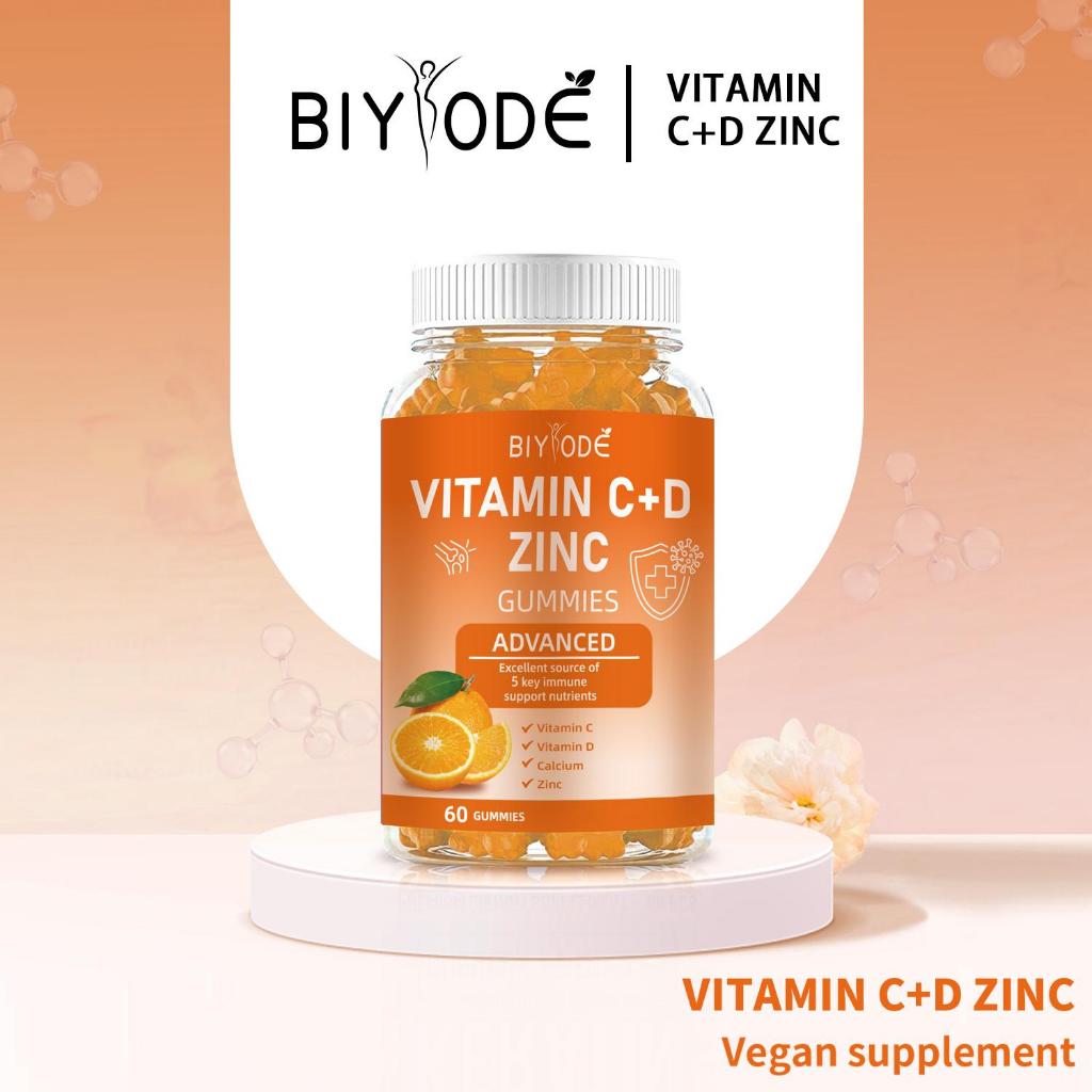 BIYODE Vitamin C Gummies Whitening + Anti-Aging for Skin Glow ...