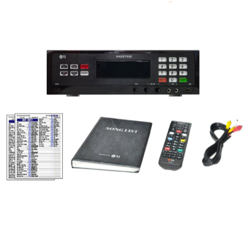 TJ Media MAESTRO II (TKR-335P II) Karaoke Player with Free Microphone ...