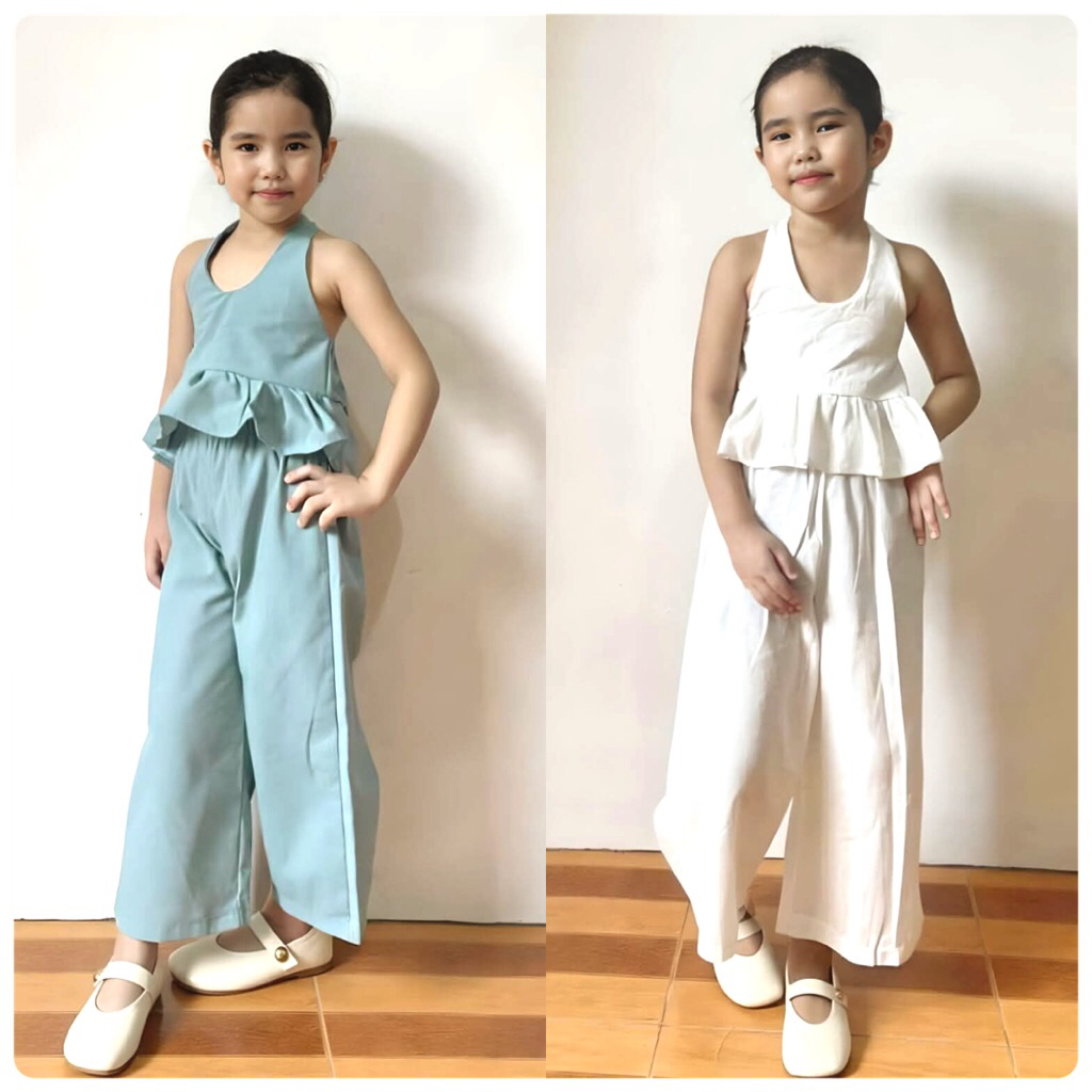 SMFM RUMI Terno Coords For Kids HQ Soft Cotton Linen Garterized Back ...