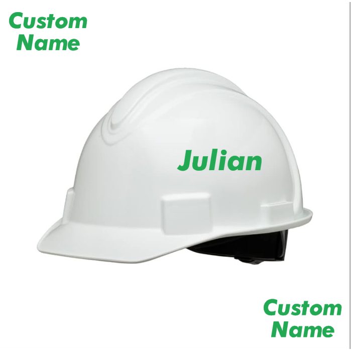 Safety Name Stickers. Hard hat Name Stickers. Red Name Stickers. Green ...