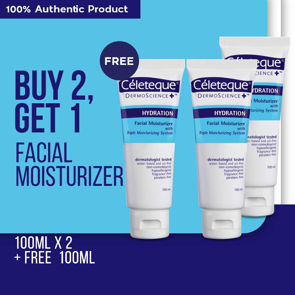 Buy 2 Celeteque Hydration Facial Moisturizer 100ml GET 1 FREE Celeteque ...