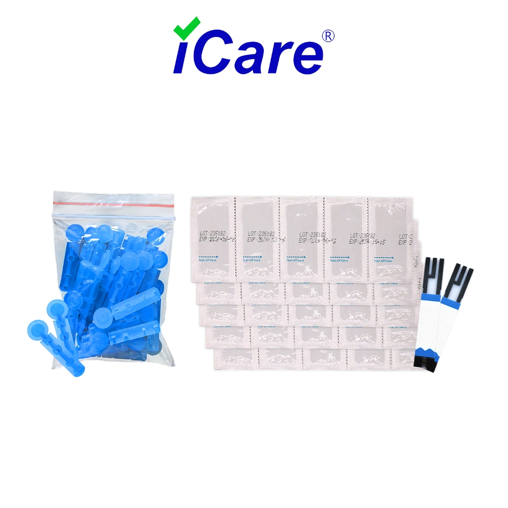 iCare T-P25 Safe Accu Test Strip (25pcs Individually Packed Blood ...