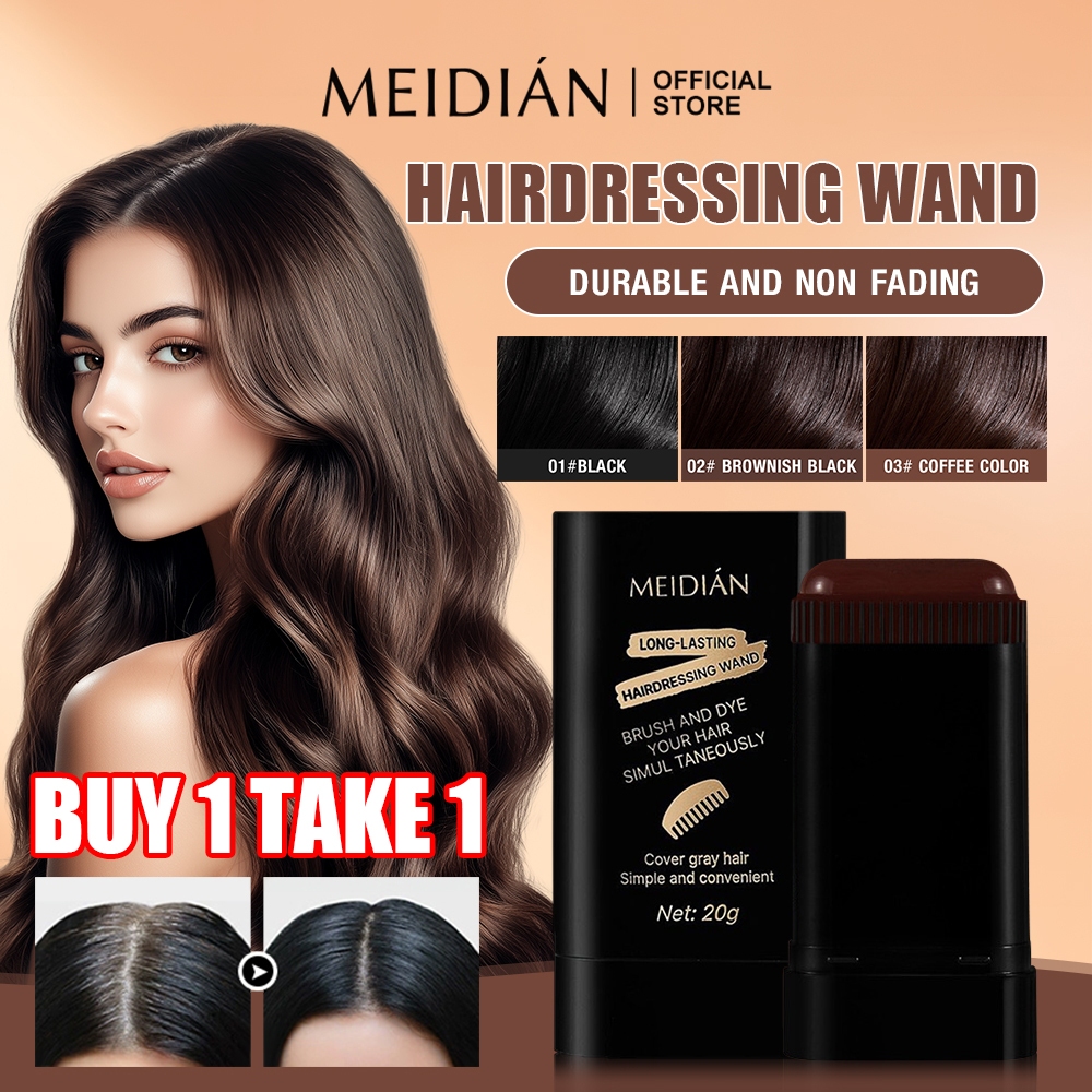 BUY 1 Take 1 Styling Wax Hair Stick Quickly Hair Dye Comb Color Dyeing ...