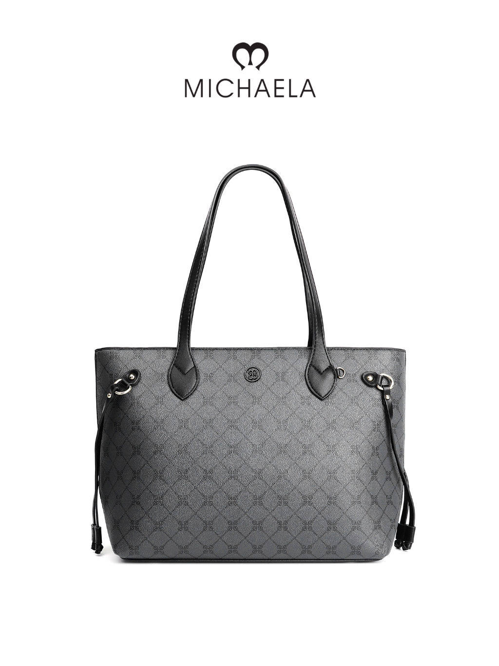 MICHAELA Extra-Large Checkered Tote Bag 15'' Roomy Everyday Bag for ...
