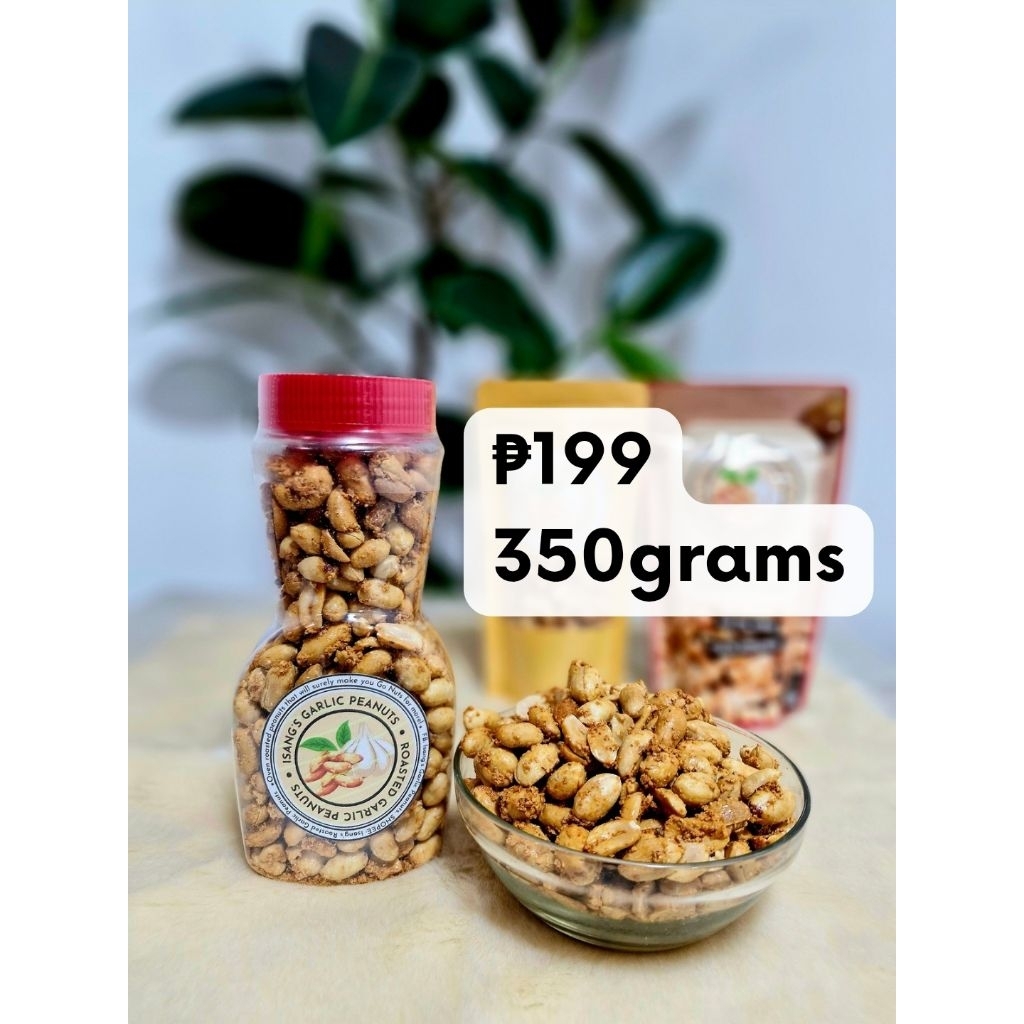 Isang's Roasted Garlic Peanuts in JAR | Shopee Philippines