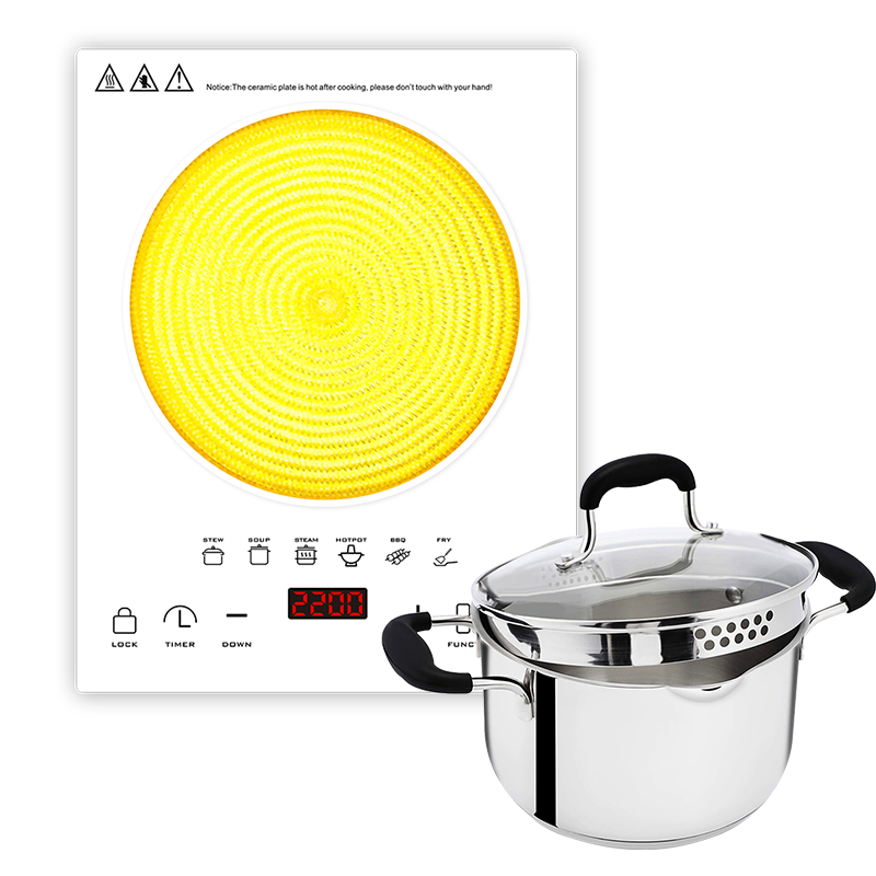 LAHOME Induction Cooker Electric Inverter Ceramic Stove Infrared Burner ...