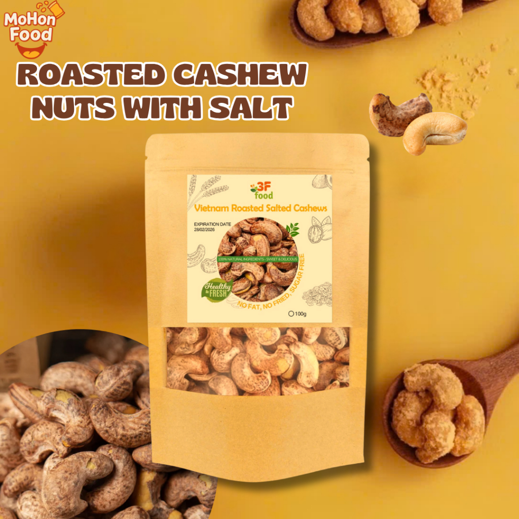 3F Food Premium Vietnamese ROASTED CASHEW NUTS WITH SALT - Buy 1 Take 1 ...