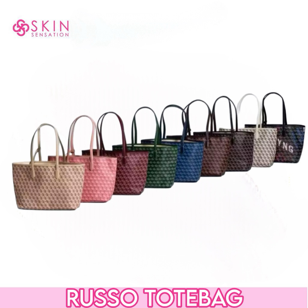 RUSSO MONOGRAM TOTE (CHRISTY NG) | Shopee Philippines
